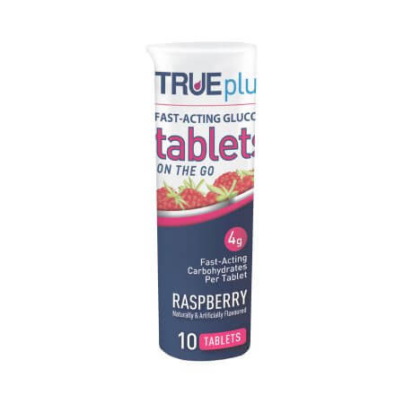 GLUCOSE, TAB TRUE PLUS 4GM RASPBERRY (10/BT) #M850073 | MSDS